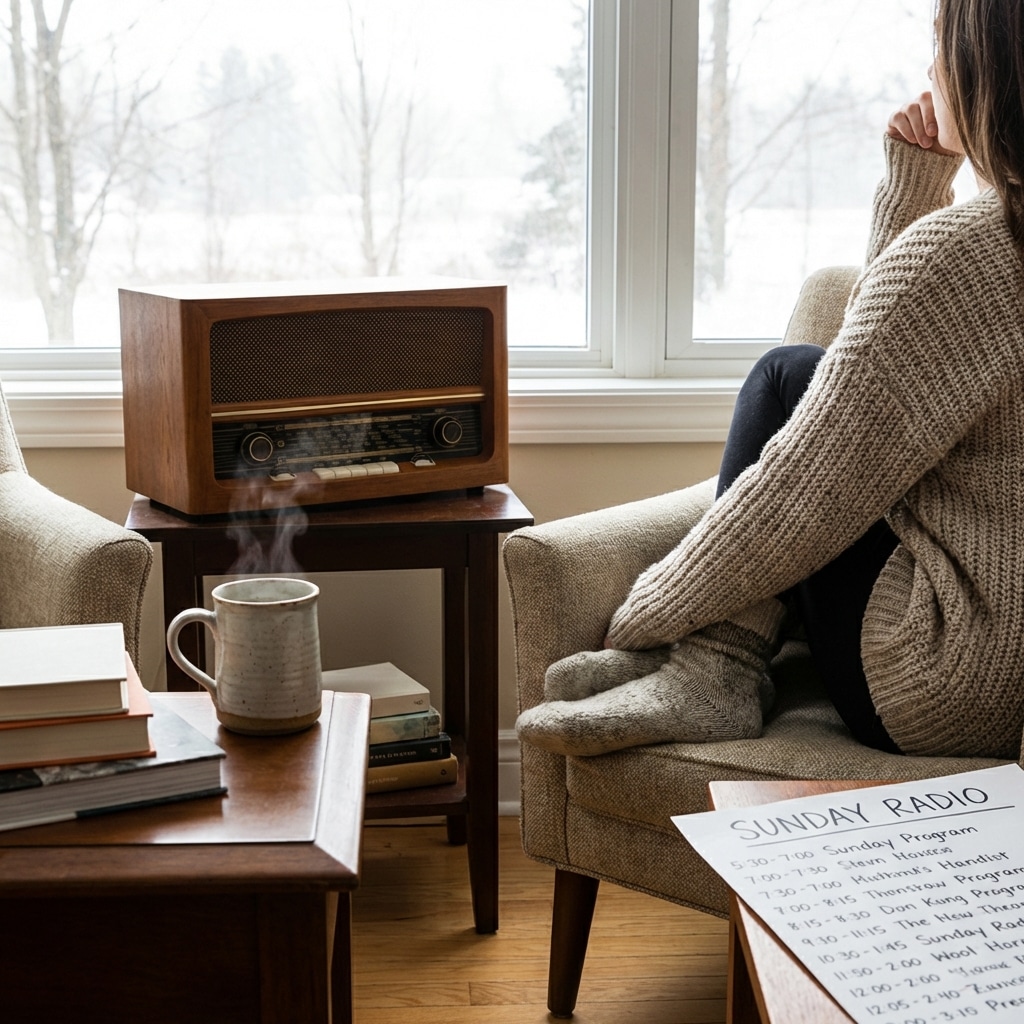 Bring Back All-Day Radio: A Nostalgic Sunday Routine for Winter